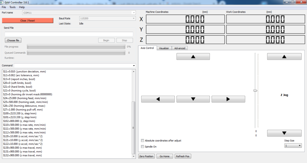 آموزش نرم افزار grbl controler - سامو ماشین | پرینتر سه بعدی