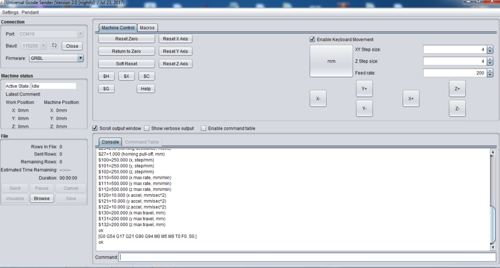 دانلود نرم افزار universal gcode sender - سامو ماشین | پرینتر سه بعدی